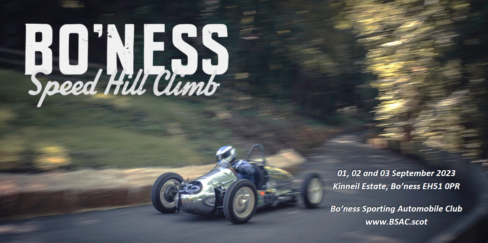 Kinneil Hill Climb to return this weekend, 2-3 September: historic ...